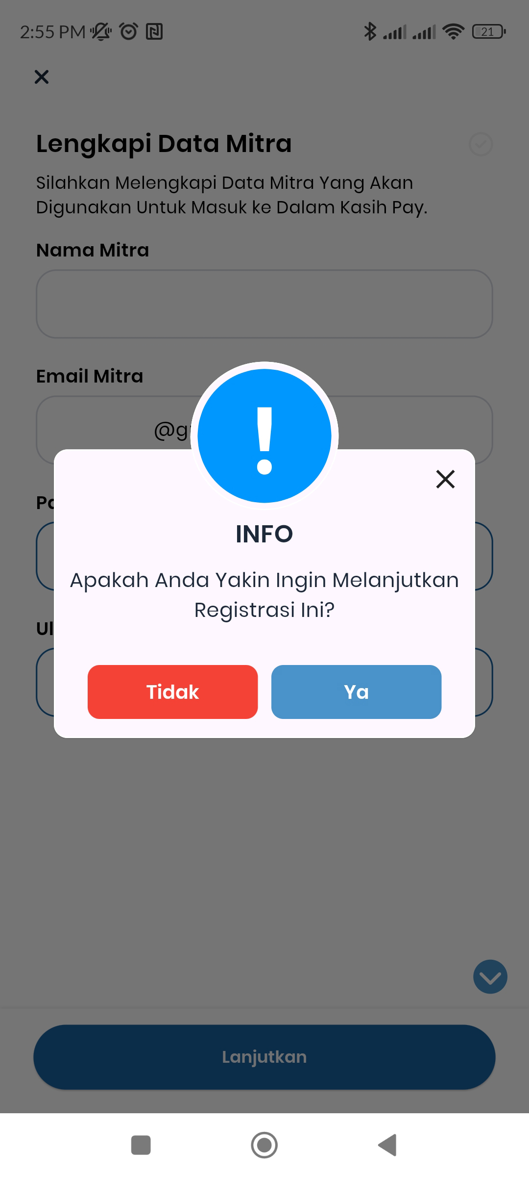 Registrasi Mitra Kasih Pay | CUPK Wiki