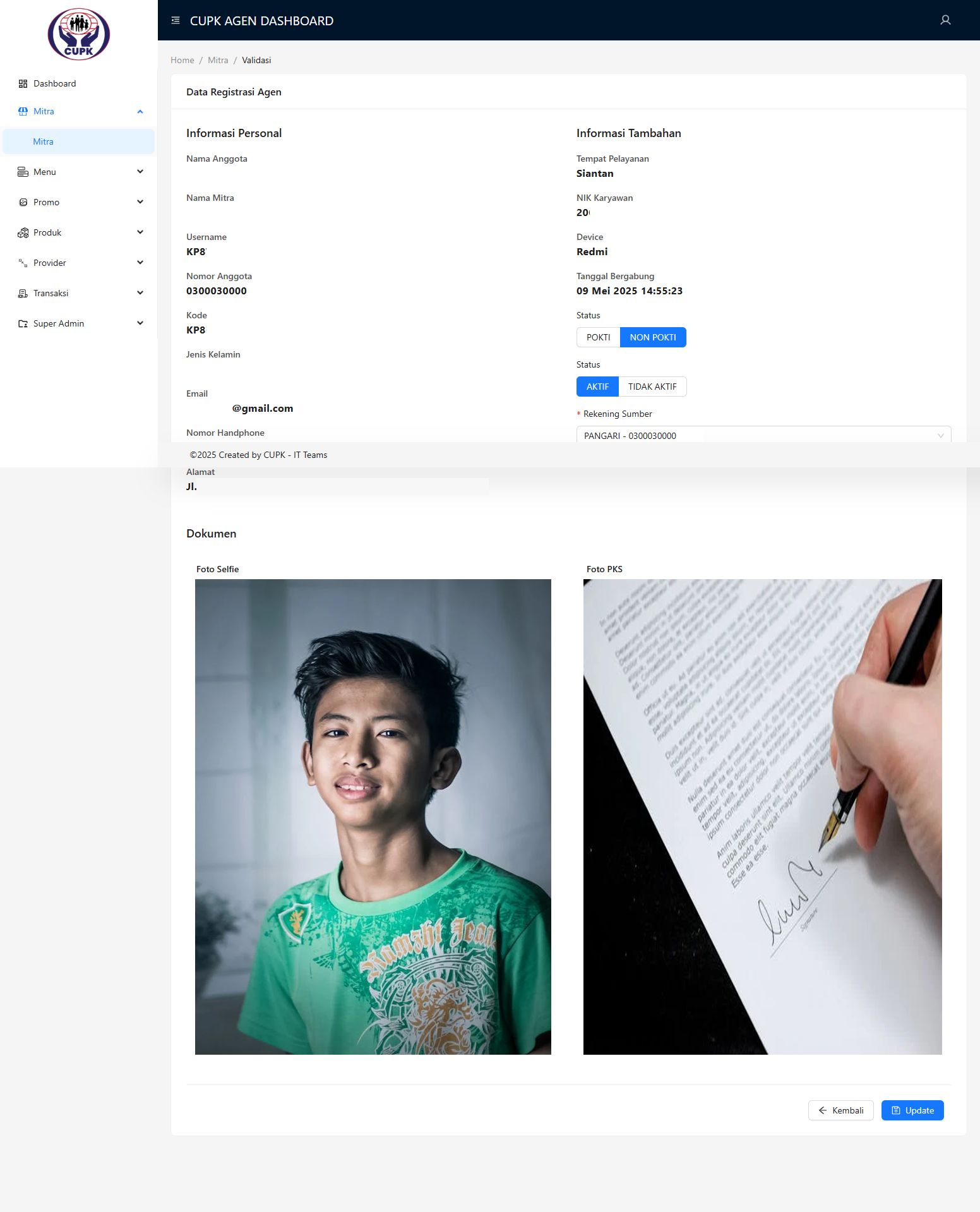 Registrasi Mitra Kasih Pay | CUPK Wiki